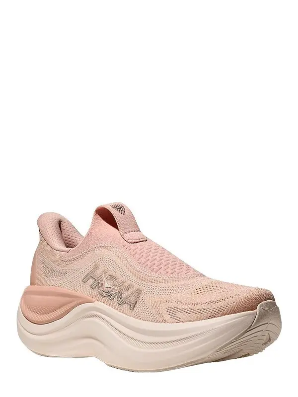 Hoka Skyward Slip On Sneakers - Rose Latte/cream