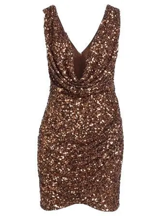 ANIYE BY Mini Sequinned Dress - Brown
