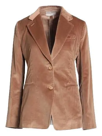 DRUMOHR Single-breasted Velvet Blazer - Beige