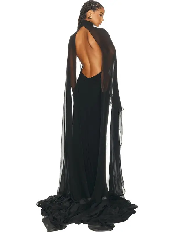Ralph Lauren Tilly Gown - Black