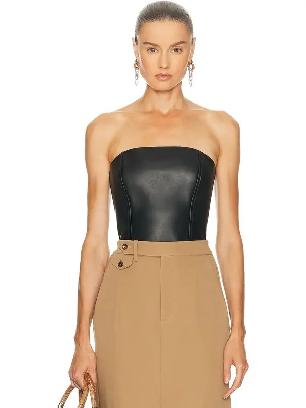 Ralph Lauren Gwyneth Strapless Top - Black