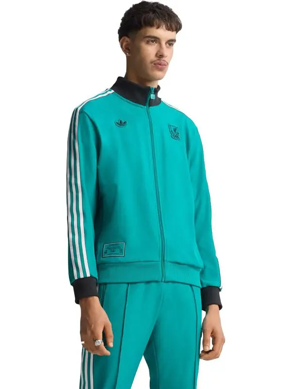 Adidas Liverpool Fc Terrace Icons Track Top - Sea Green