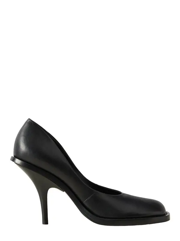 Dries Van Noten Leather Pumps - Black