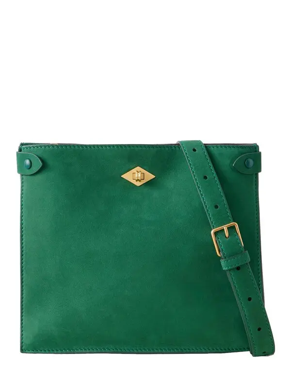 METIER Stowaway Nubuck Shoulder Bag - Green