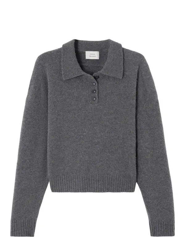 Loulou De Saison Homere Cashmere Sweater - Gray
