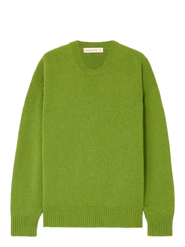 Daughter Innes Wool Sweater - Green