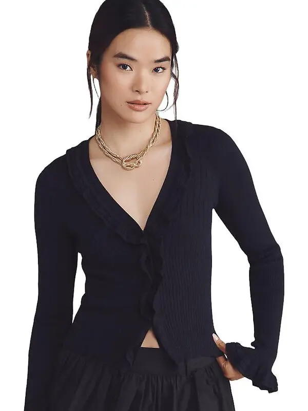 Paige Demetra Cardigan Sweater - Navy