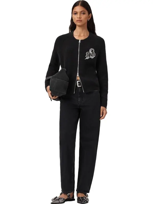 ALLSAINTS Jaqueline Bomber - Black