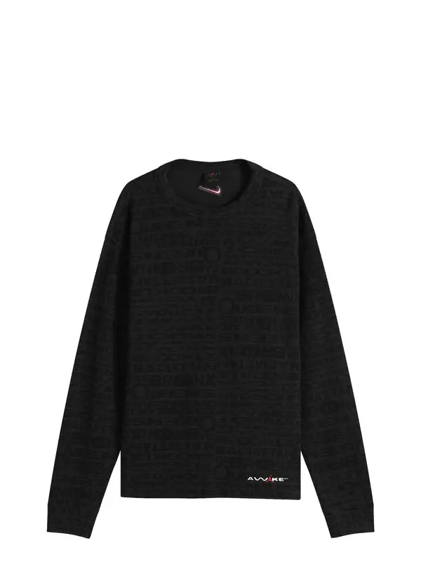 JORDAN X Awake Thermal Long Sleeve - Black/white/university Red