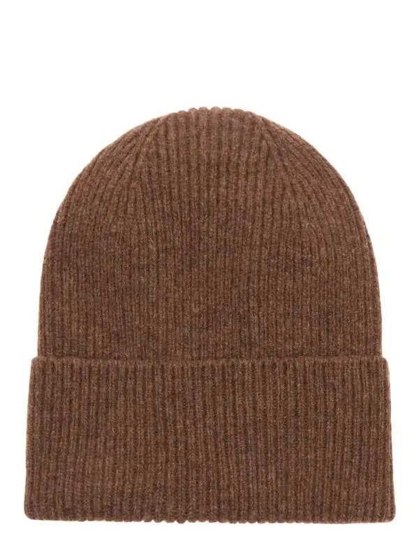 BASERANGE Mea Merino Wool Beanie - Burel Brown