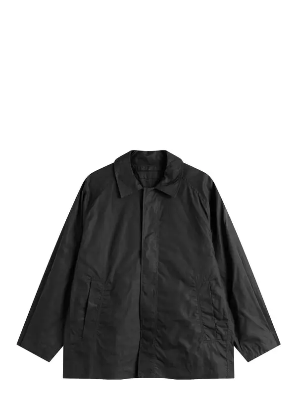BASERANGE Even Waxed Cotton Jacket - Black