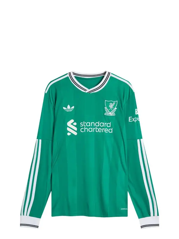 Adidas Liverpool Fc 25/26 Third Jersey Longsleeve Top - Sea Green