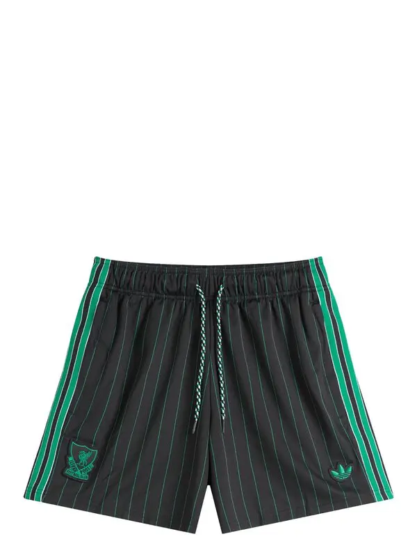 Adidas Liverpool Fc Icon Shorts - Black/sea Green