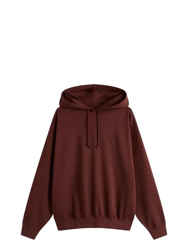 Y3 Brushed Terry Hoodie - Burgundy