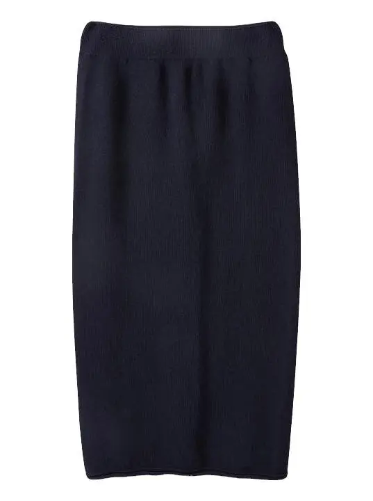 CELTIC & CO. British Geelong Midi Skirt - Dark Navy