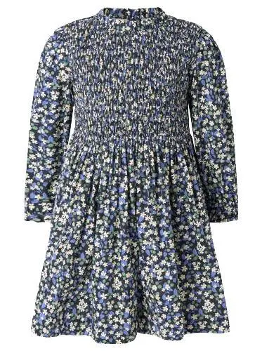 RACHEL RILEY Floral Ruched Dress - Navy