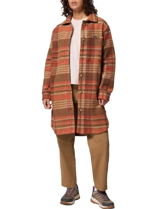 Columbia Wildest Venture™ Fleece Coat - Tobacco Vagabond Plaid