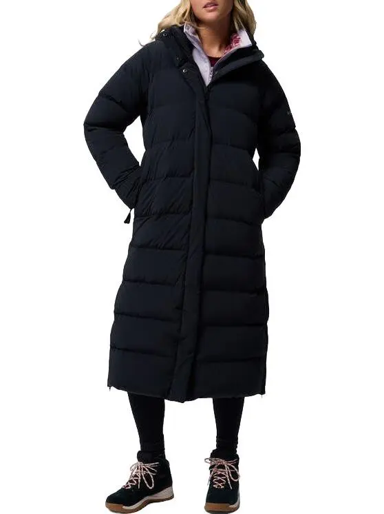 Columbia Amaze Puff Long Hooded Jacket - Black 010