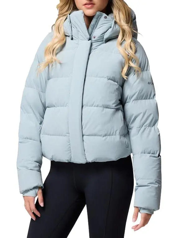Columbia Amaze Puff Hooded Jacket - Crushed Blue