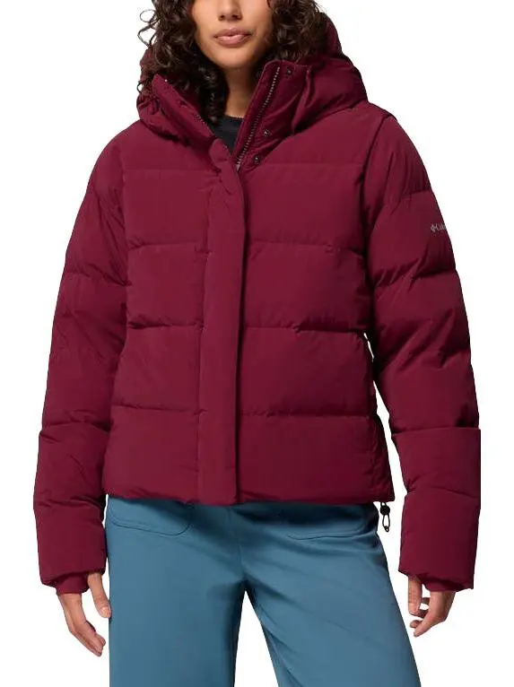 Columbia Amaze Puff Hooded Jacket - Rich Wine