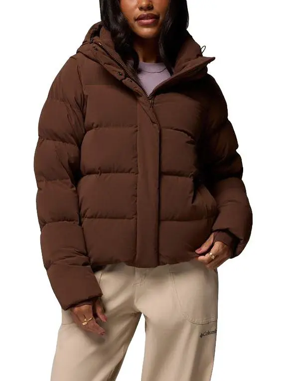 Columbia Amaze Puff Hooded Jacket - Tobacco