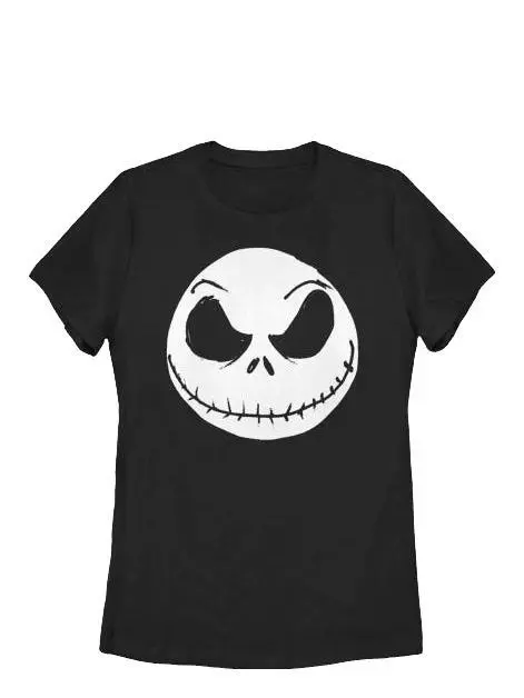 THE NIGHTMARE BEFORE CHRISTMAS Jack Skellington Graphic T-shirt - Black