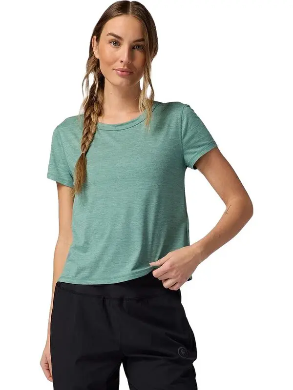 BACKCOUNTRY Destination Crew Top - Oil Blue