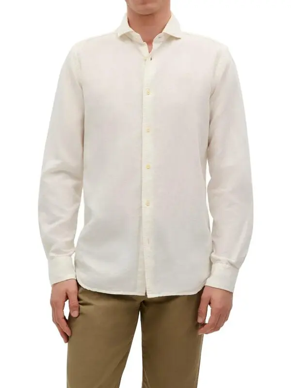 SCALPERS Vintage Linen Se Shirt - Cream
