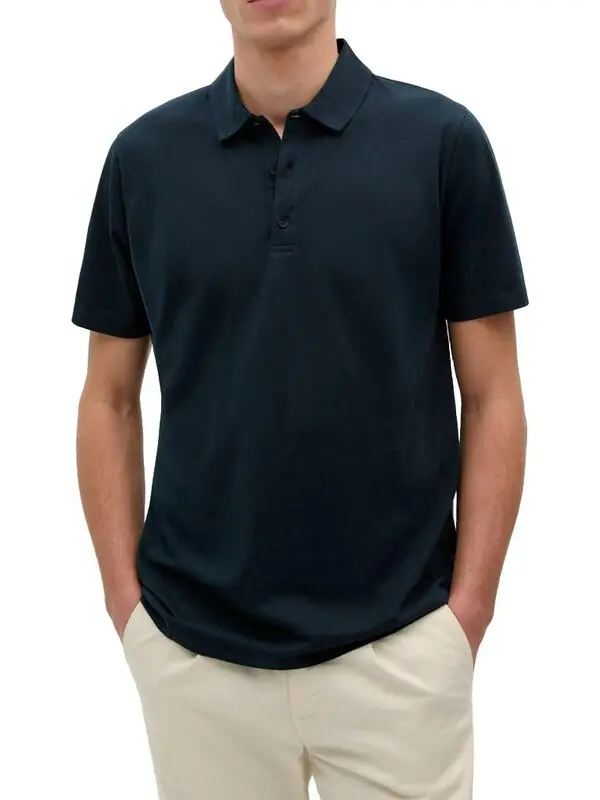 SCALPERS Icon Jersey Polo - Navy