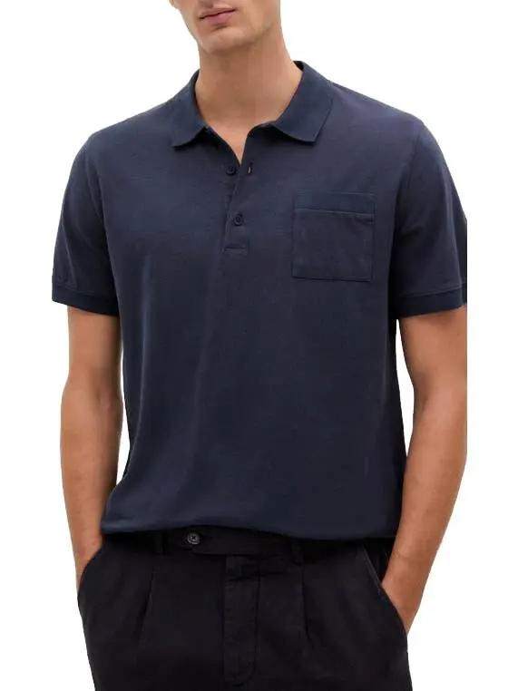 SCALPERS Icon Rustic Polo - Dark Blue