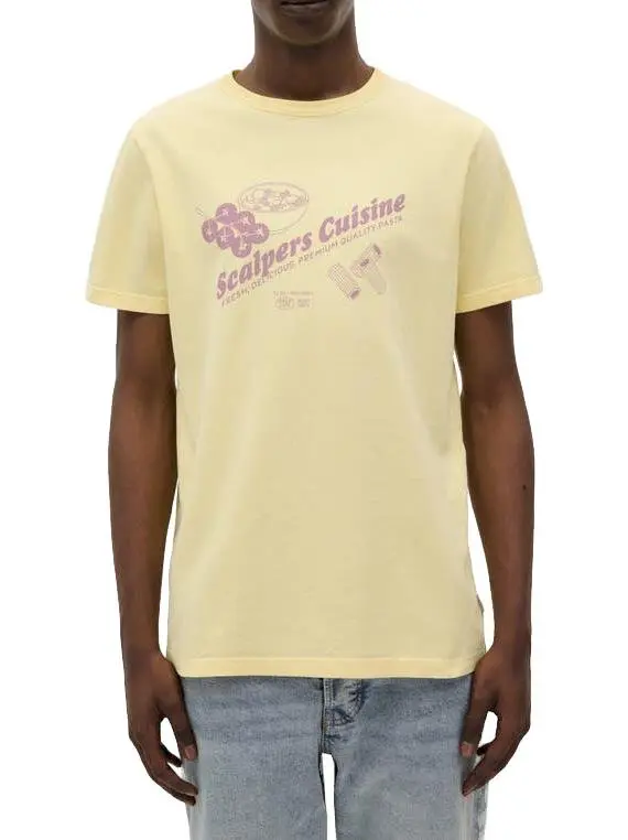 SCALPERS Cuisine Tee - Light Yellow