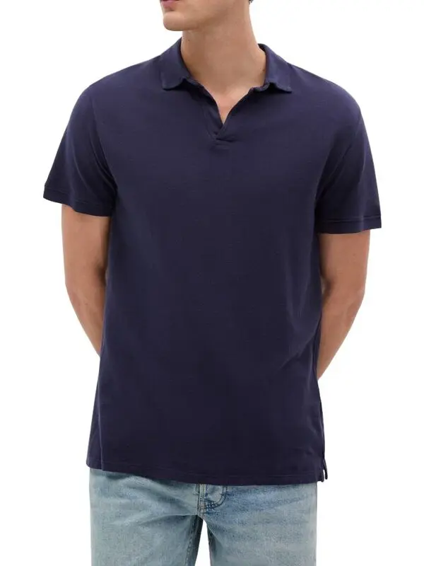 SCALPERS Thin Polo - Navy