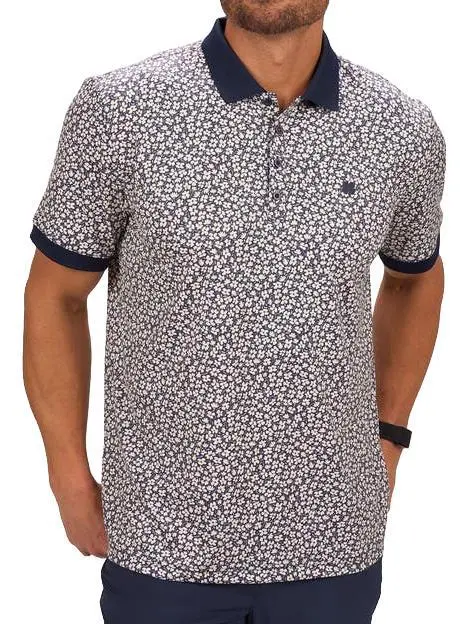 BLACK CLOVER Lucky Bloom Polo - Navy