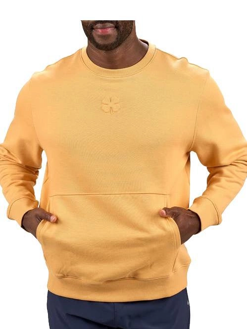 BLACK CLOVER Pocket Crew Neck Pullover - Latte