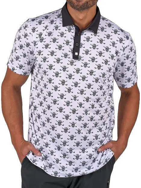 BLACK CLOVER Spooky Polo - White