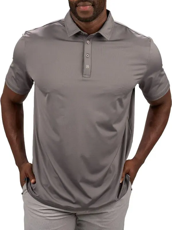 BLACK CLOVER Crockett Polo - Black Sand