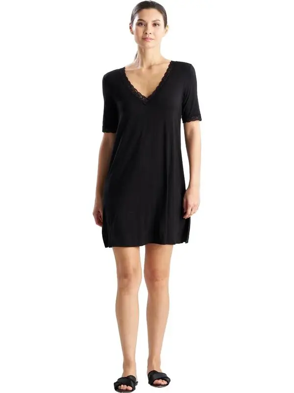 Natori Feathers Essentials Jersey Knit - Black