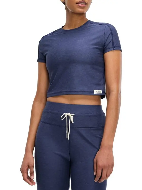 PELOTON Dreamblend Baby Tee - Navy Blue