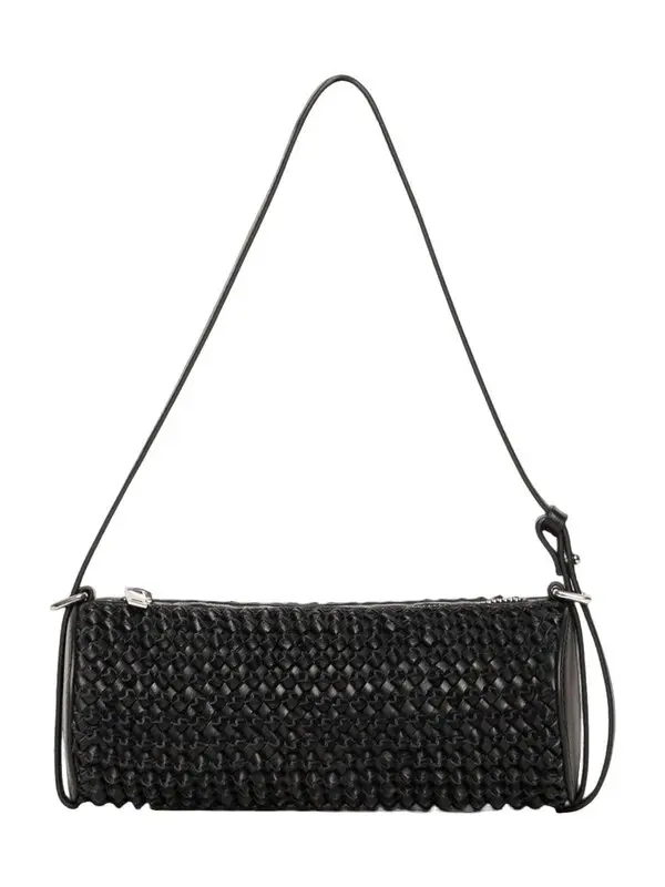 Walter Baker Quinn Knot Barrel Shoulder Bag - Black