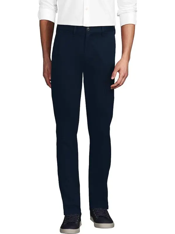LANDS' END Travel Kit Slim Fit Chino Pant - Radiant Navy