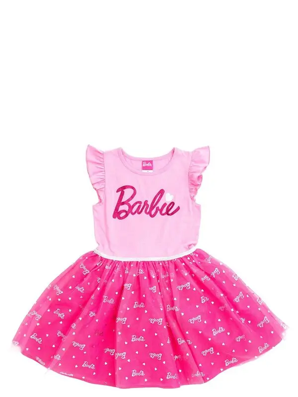 BARBIE Sleeveless Tulle Dress - Pink