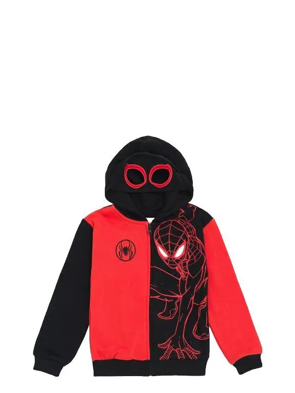 MARVEL Cosplay Zip-up Hoodie - Spider-man Miles Morales Red