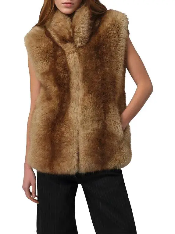 Apparis Laila Faux Vest - Blonde Mink