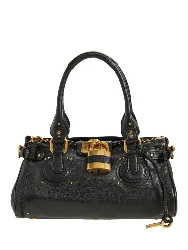 Chloé Paddington Leather Satchel - Black