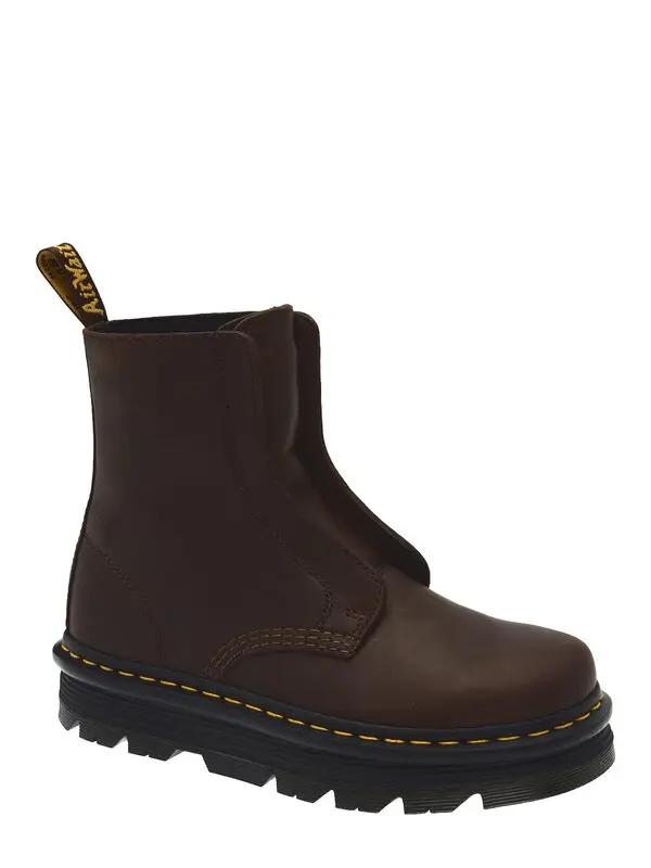 Dr. Martens Zebzag Laceless Boot - Dark Brown
