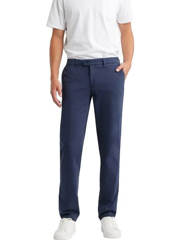 BRAX Fabio Idx Flat Front Modern Fit Cotton Blend Chinos - Universe
