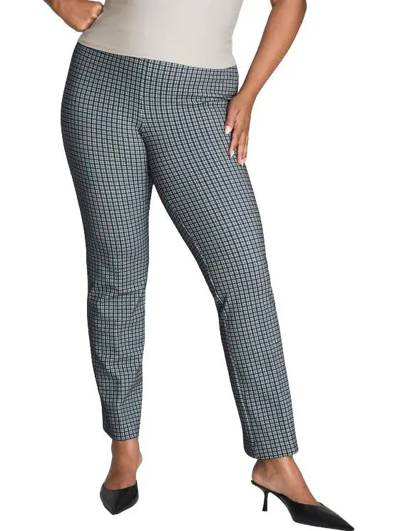 Spanx Ponte Slim Straight Jacquard Pants - Mini Collier