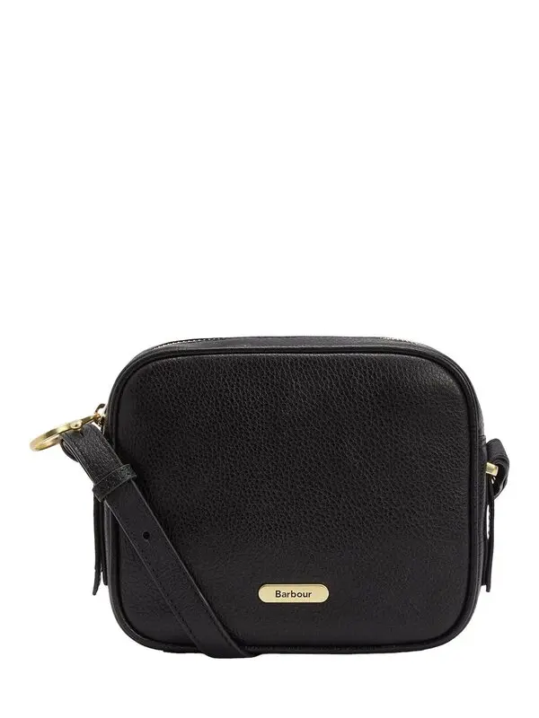 Barbour Daphne Leather Crossbody Bag - Black