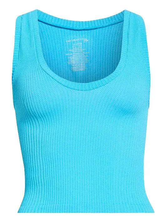 Free People Clean Slate Crop Tank - Tropical Blue