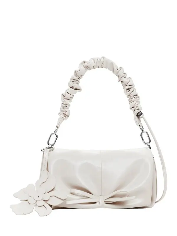 Desigual Faux Leather Crossbody Bag - Light Beige